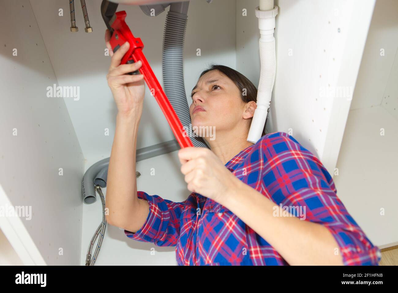Were fixing pipes hi-res stock photography and images - Alamy