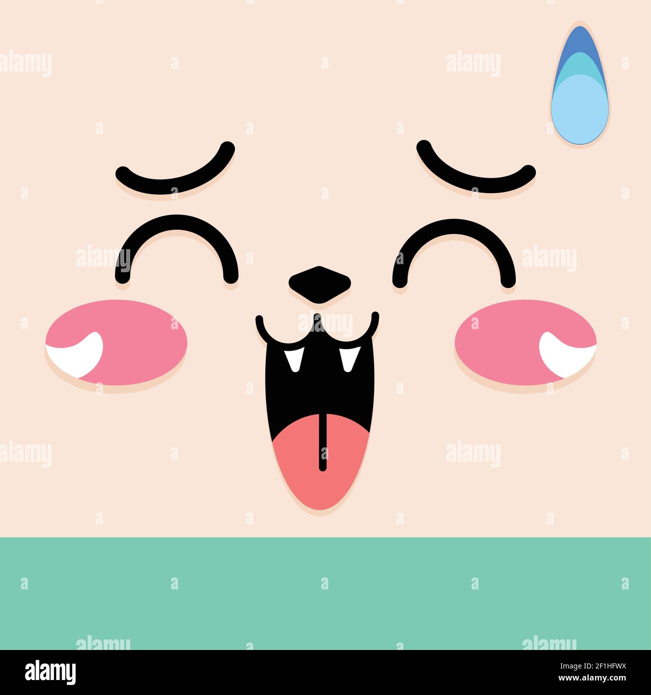 Laughing facial expression Stock Vector Image & Art - Alamy