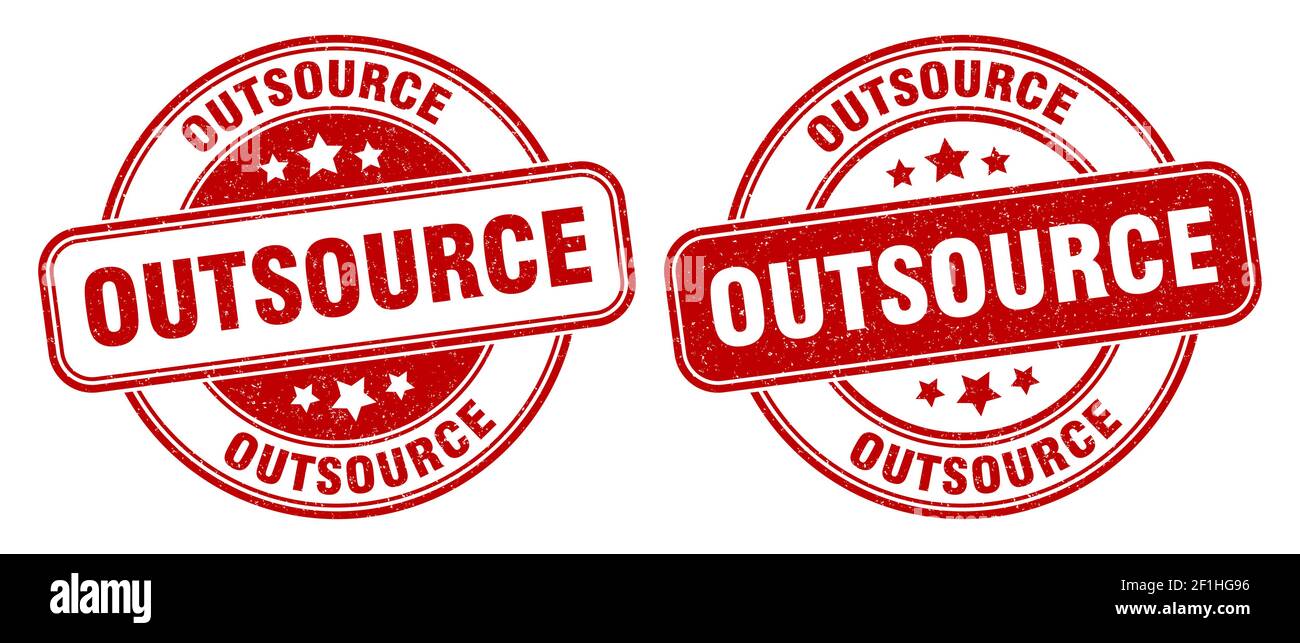 Outsource stamp hi-res stock photography and images - Alamy