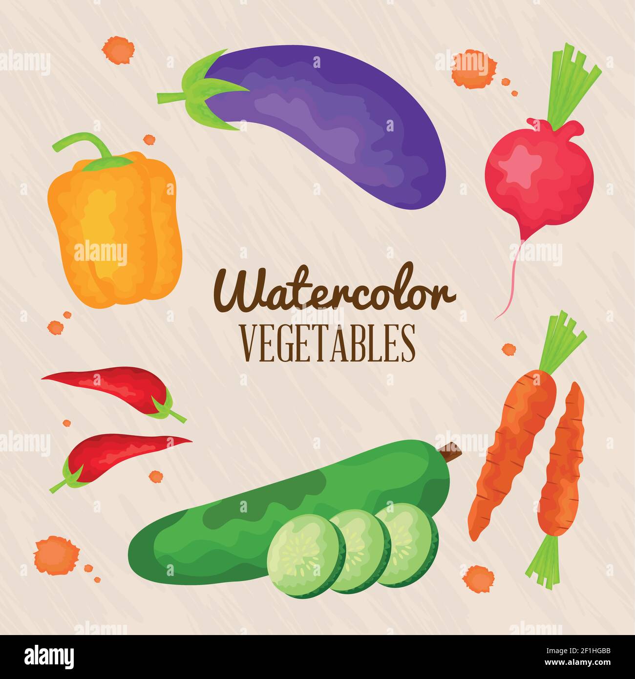 lettering watercolor food Stock Vector Image & Art - Alamy