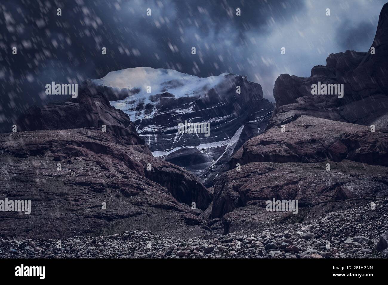 Mount kailash landscape hi-res stock photography and images - Alamy