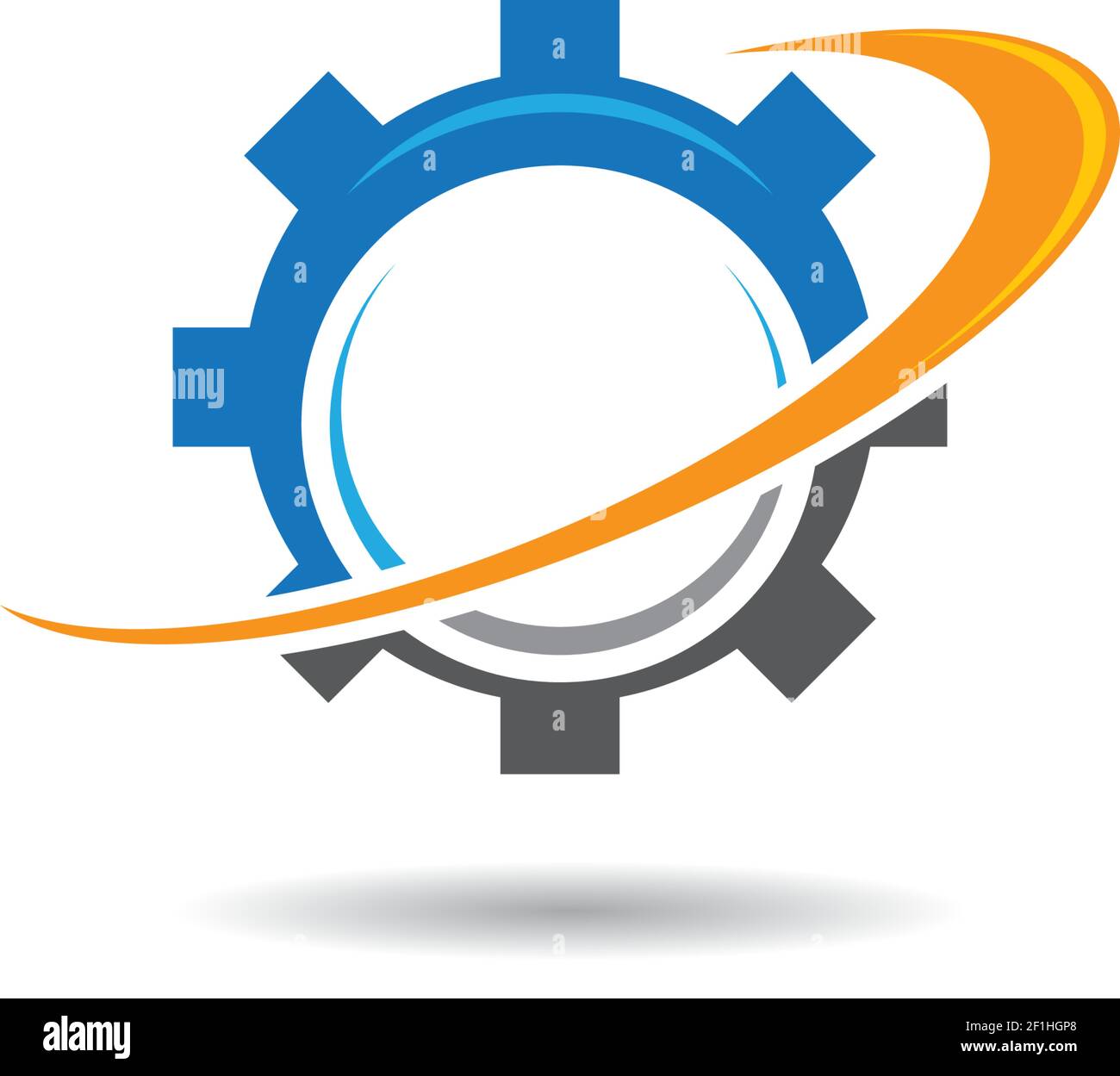 Gear logo template vector icon illustration design Stock Vector Image ...
