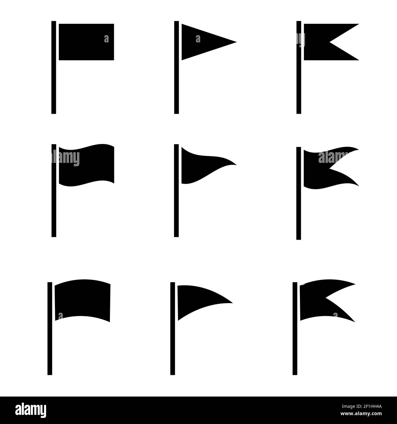 flag icons set on white background. flat style. flag icons for your web ...