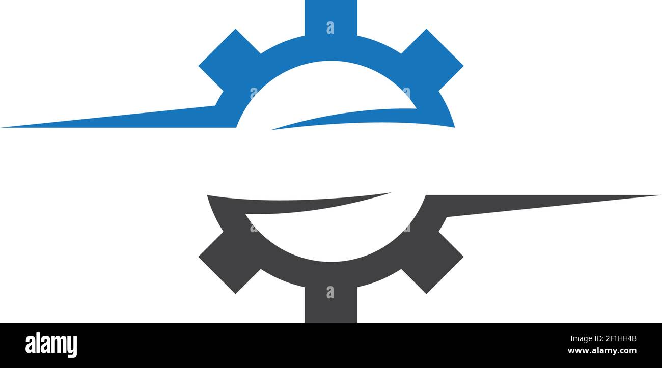 Gear logo template vector icon illustration design Stock Vector Image ...