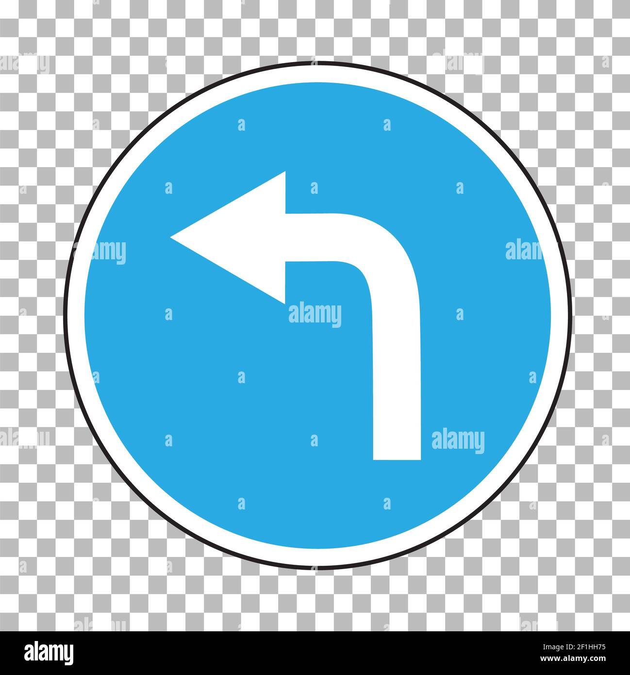 traffic sign direction of travel sign. german traffic sign. moving to ...