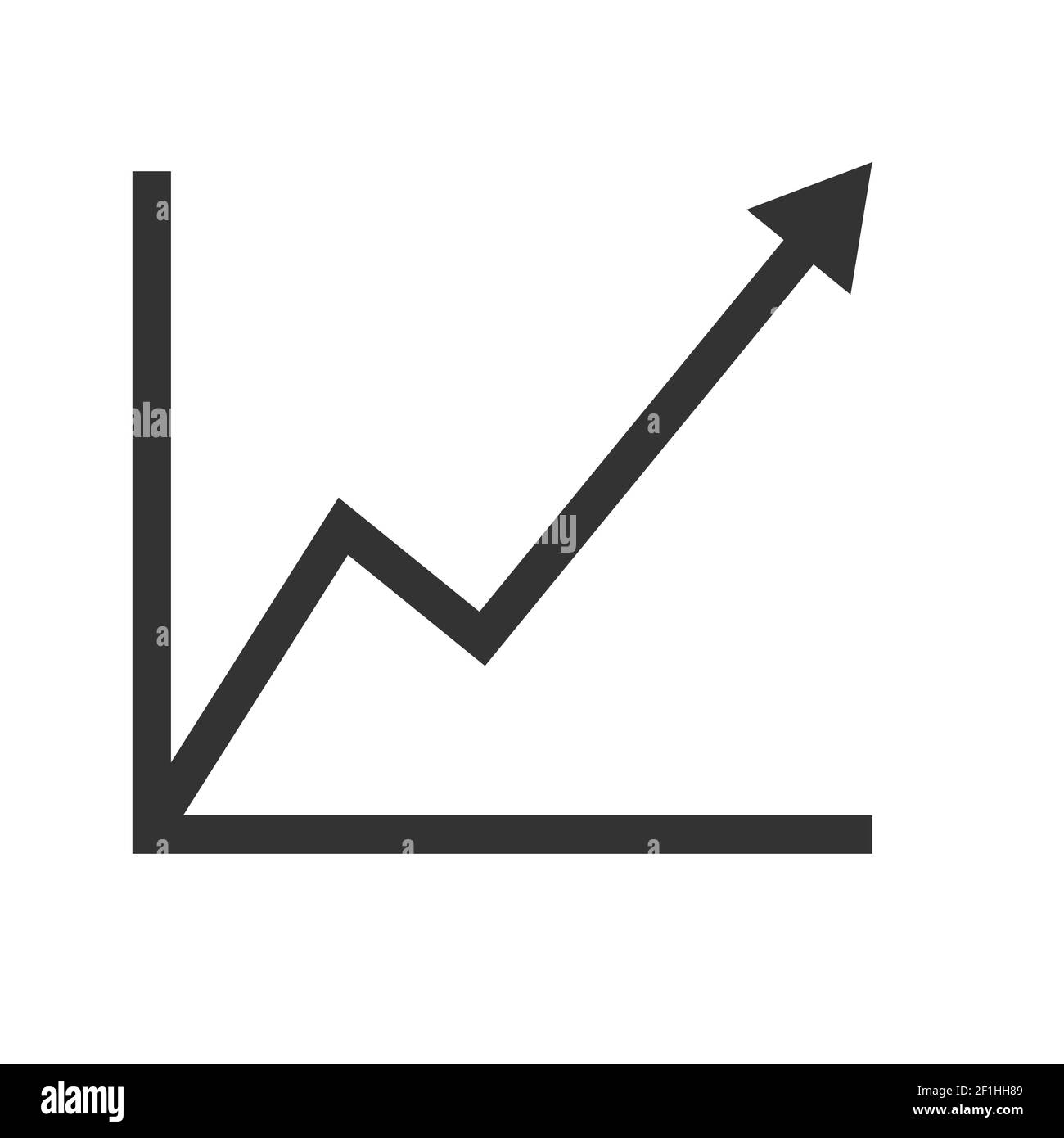 Increasing Line Graph Clipart