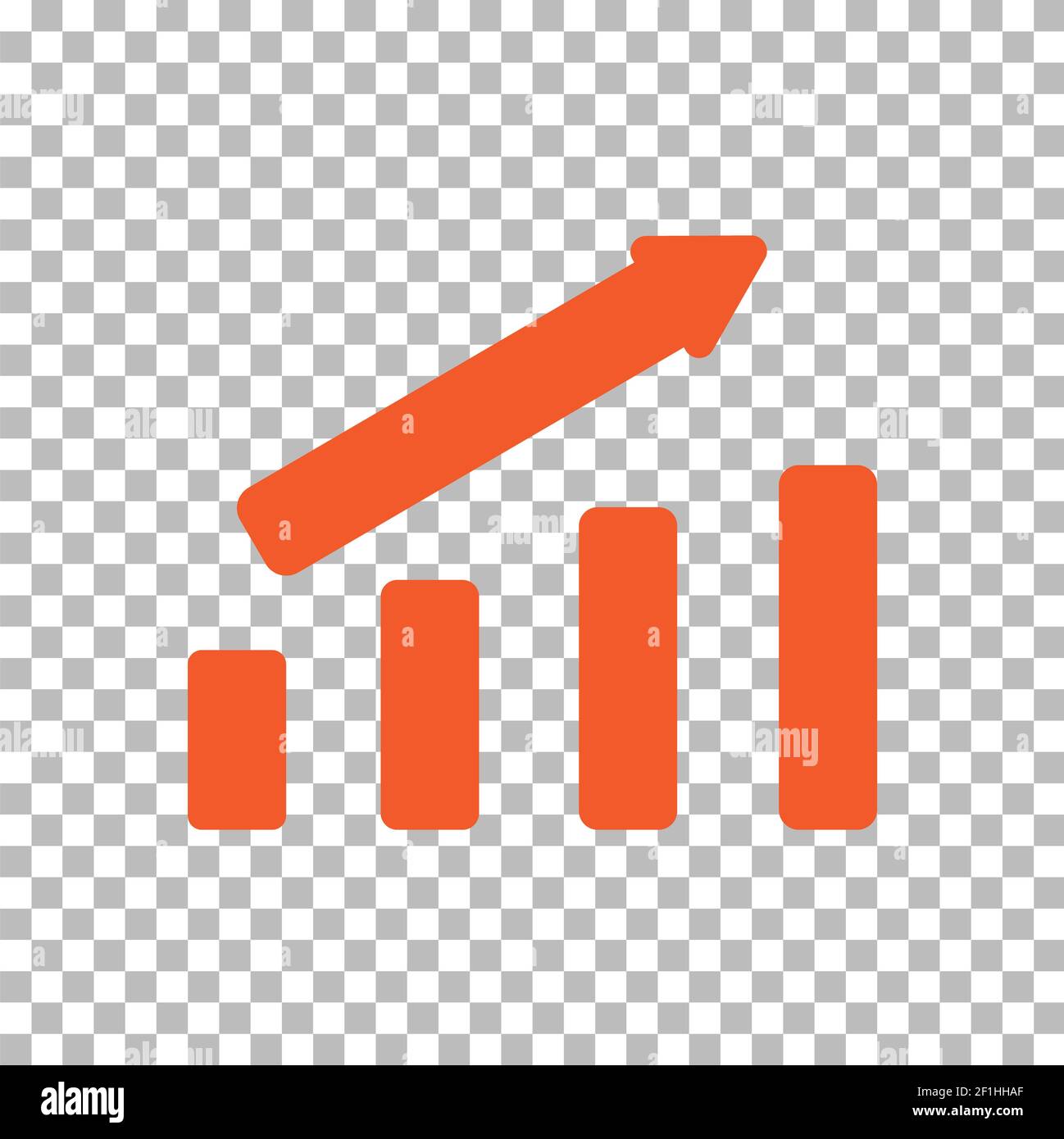 graph icon on transparent background. graphic sign. chart symbol. line ...