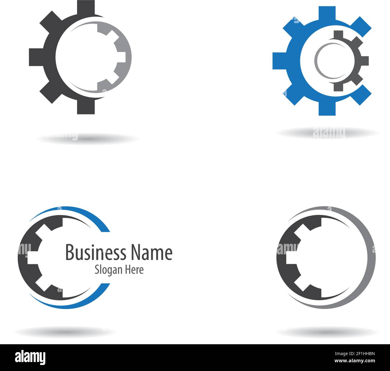 Gear logo template vector icon illustration design Stock Vector Image ...