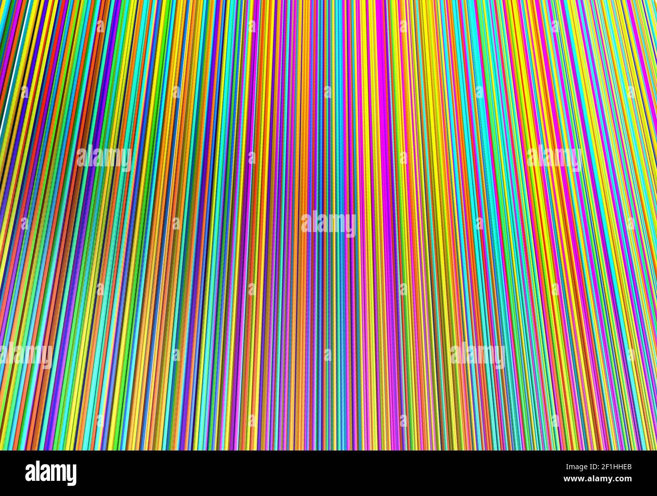 Colorful of line threads, 3d illustration Stock Photo - Alamy