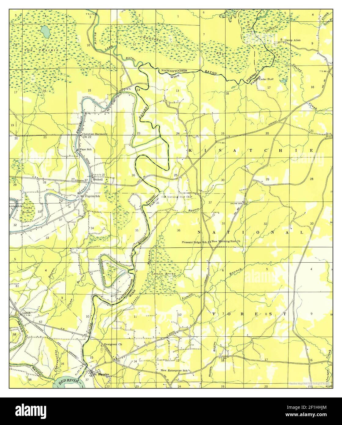 Map of calvin hi-res stock photography and images - Alamy