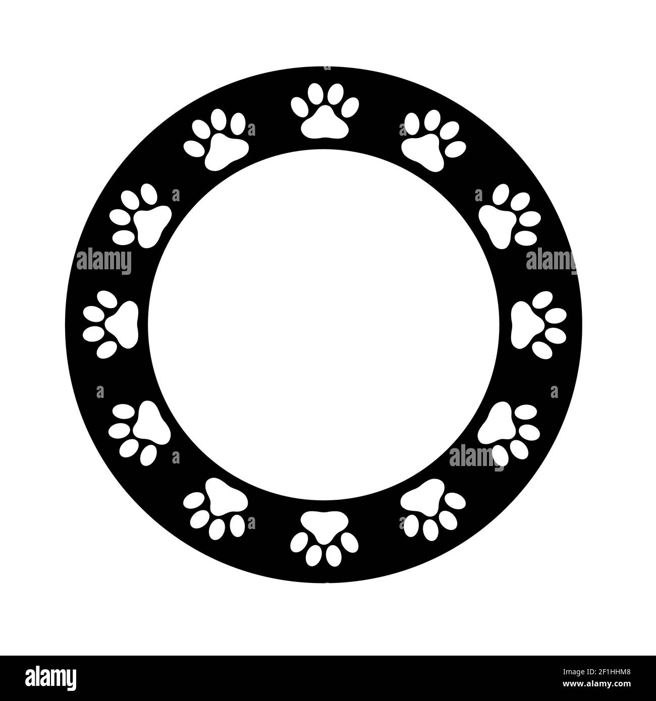 Paw Print Clip Art Border