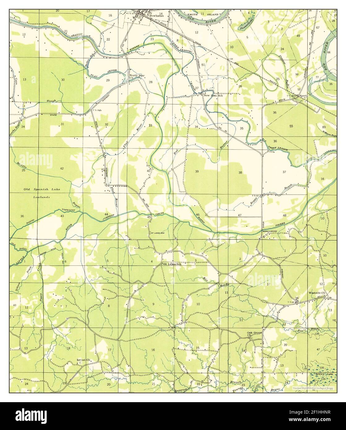 Map of campti hi-res stock photography and images - Alamy
