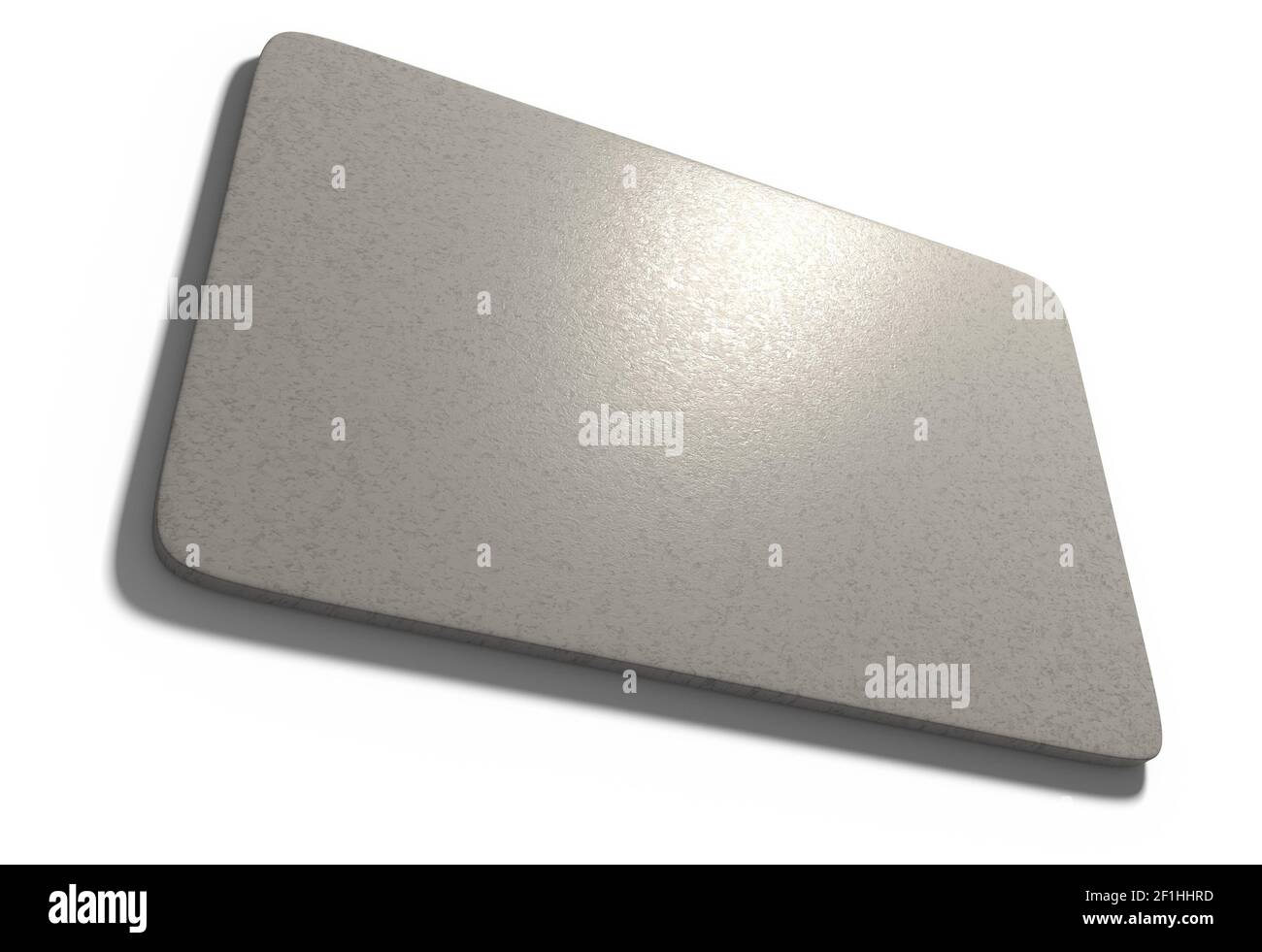 Empty sign plate isolated on white, 3d illustration Stock Photo - Alamy