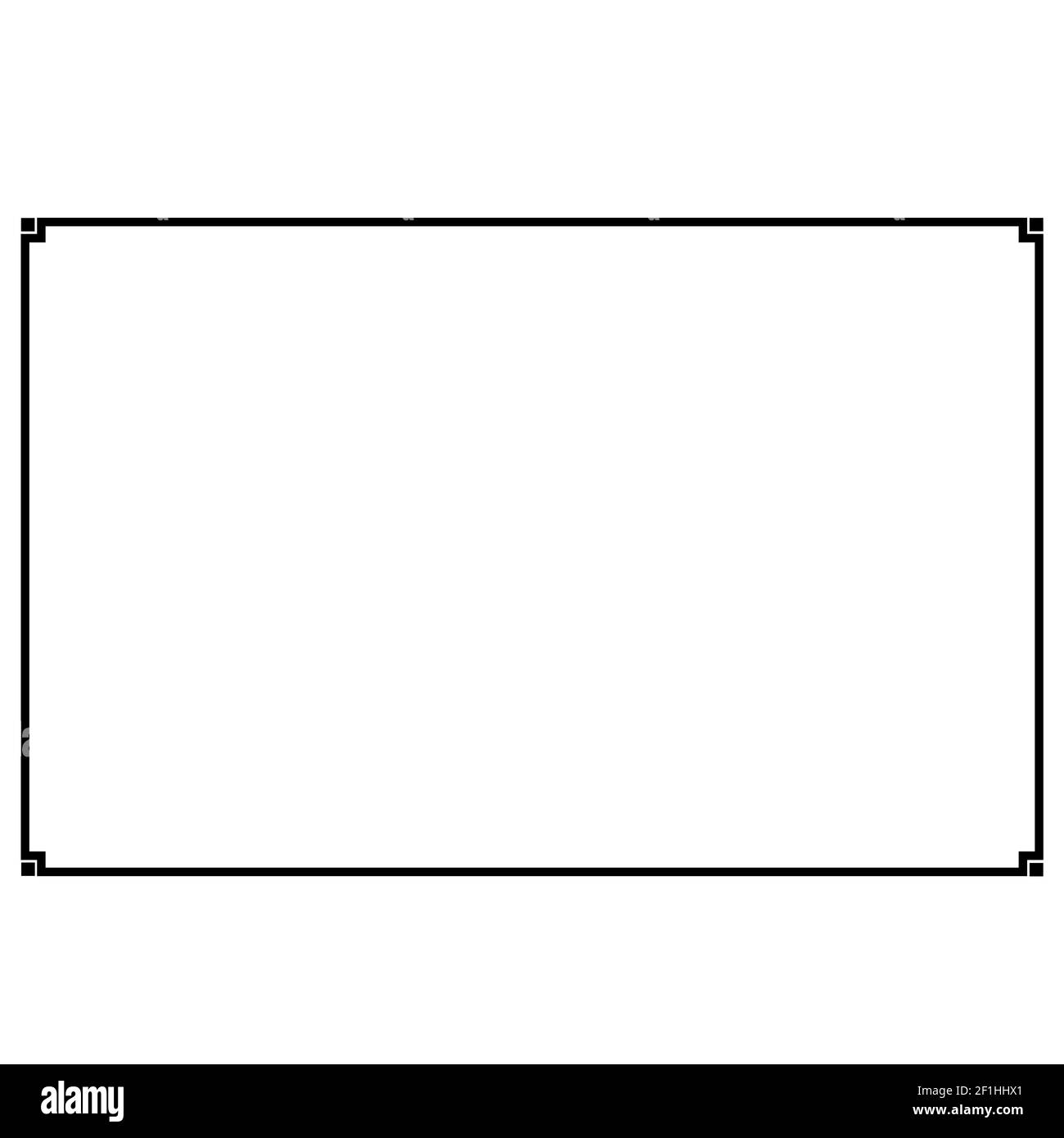 frame border banner. vintage frame sign. square tile frame border line ...