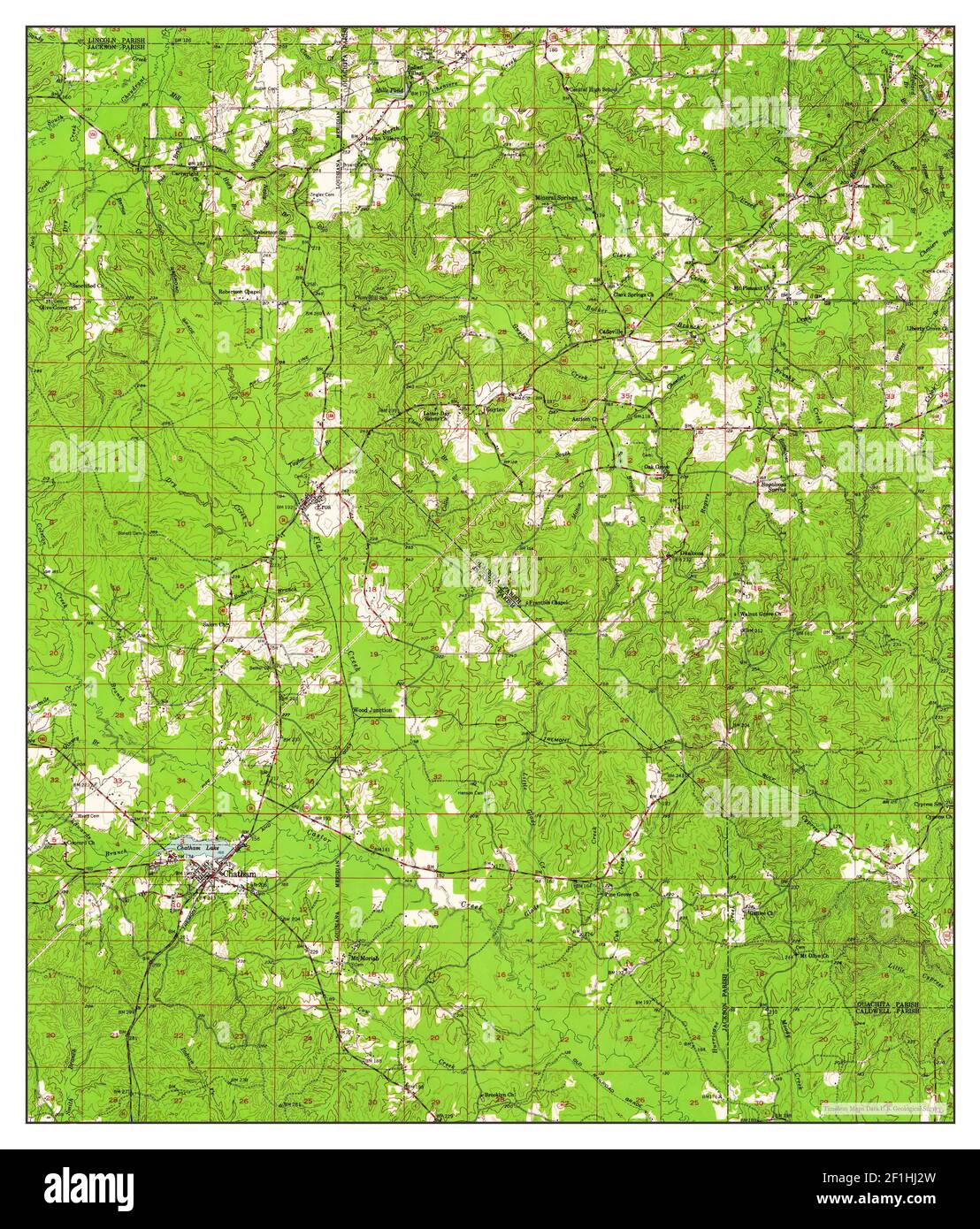 Chatham louisiana map hi-res stock photography and images - Alamy