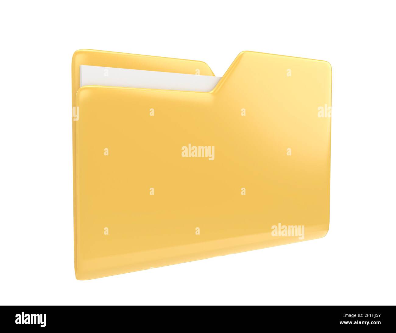 3d folder paper document file yellow data hi-res stock photography and ...