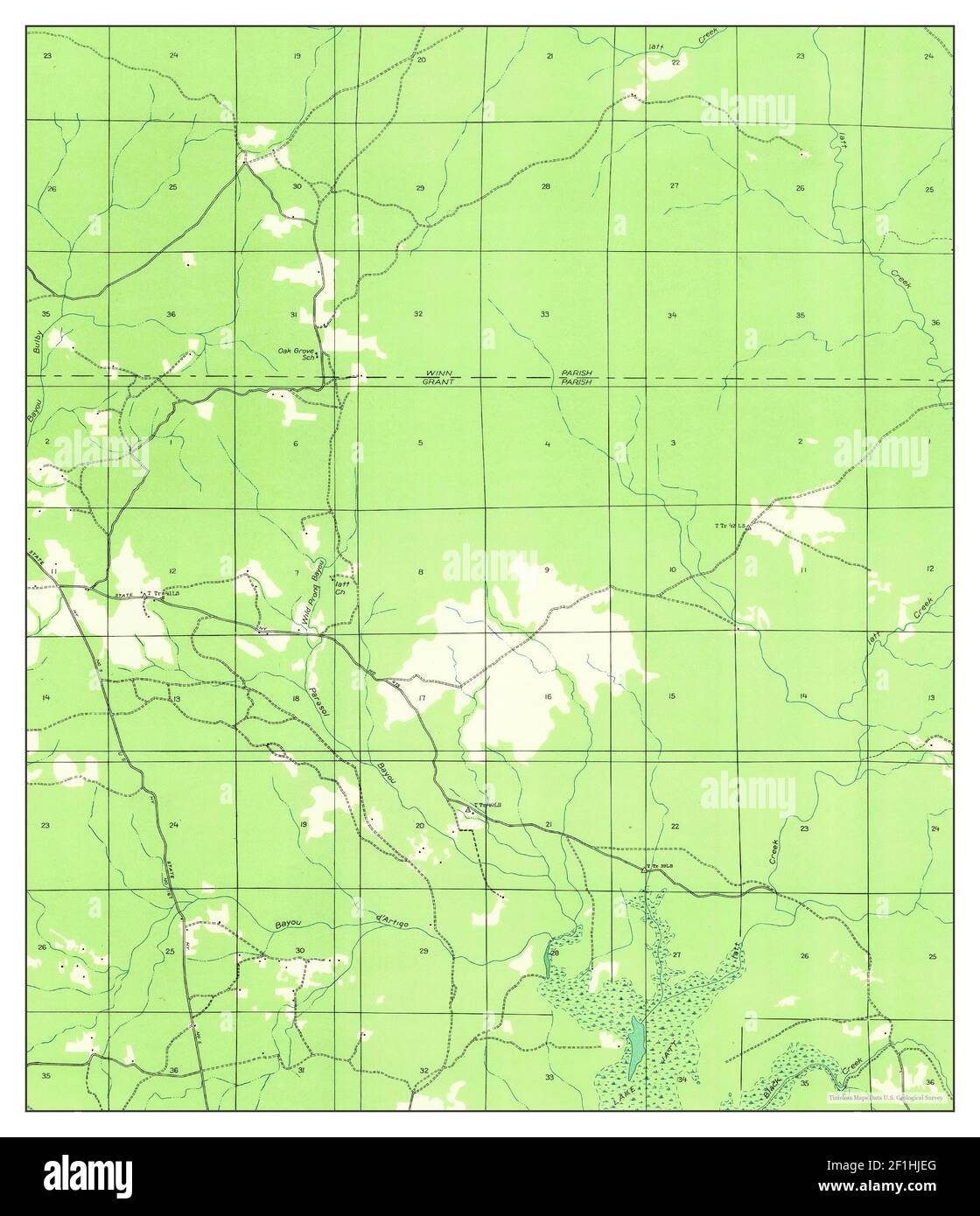 Colfax louisiana map hi-res stock photography and images - Alamy