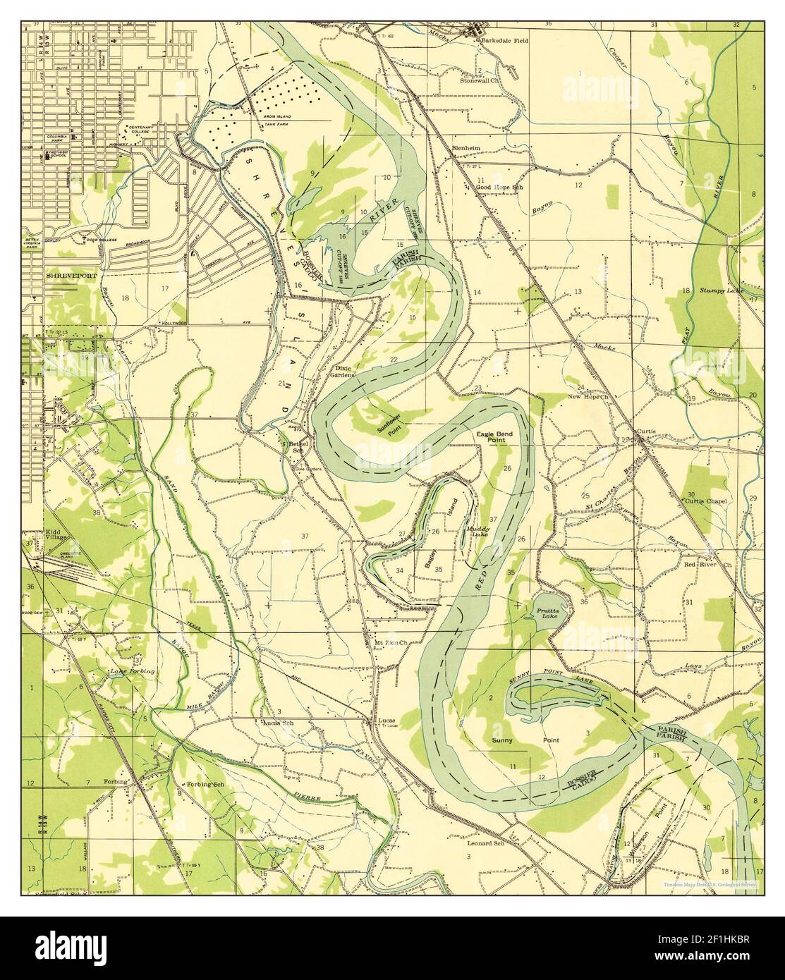 Forbing, Louisiana, map 1941, 1:31680, United States of America by ...