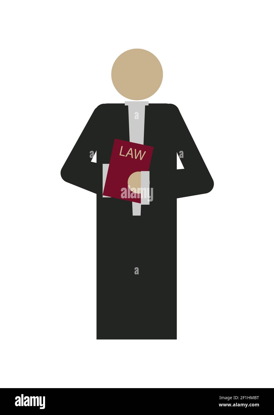 Black lawyer Cut Out Stock Images & Pictures - Alamy