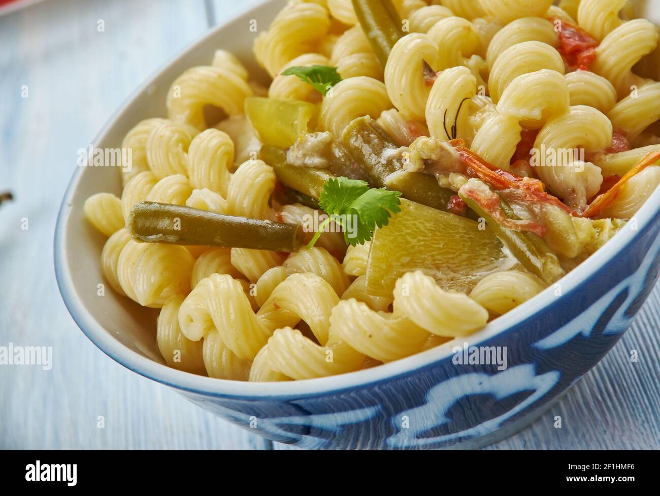 Masala macaroni pasta Stock Photo - Alamy