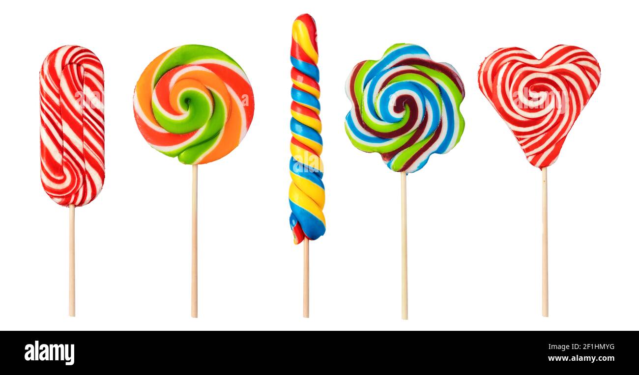 Round lollipops hi-res stock photography and images - Alamy
