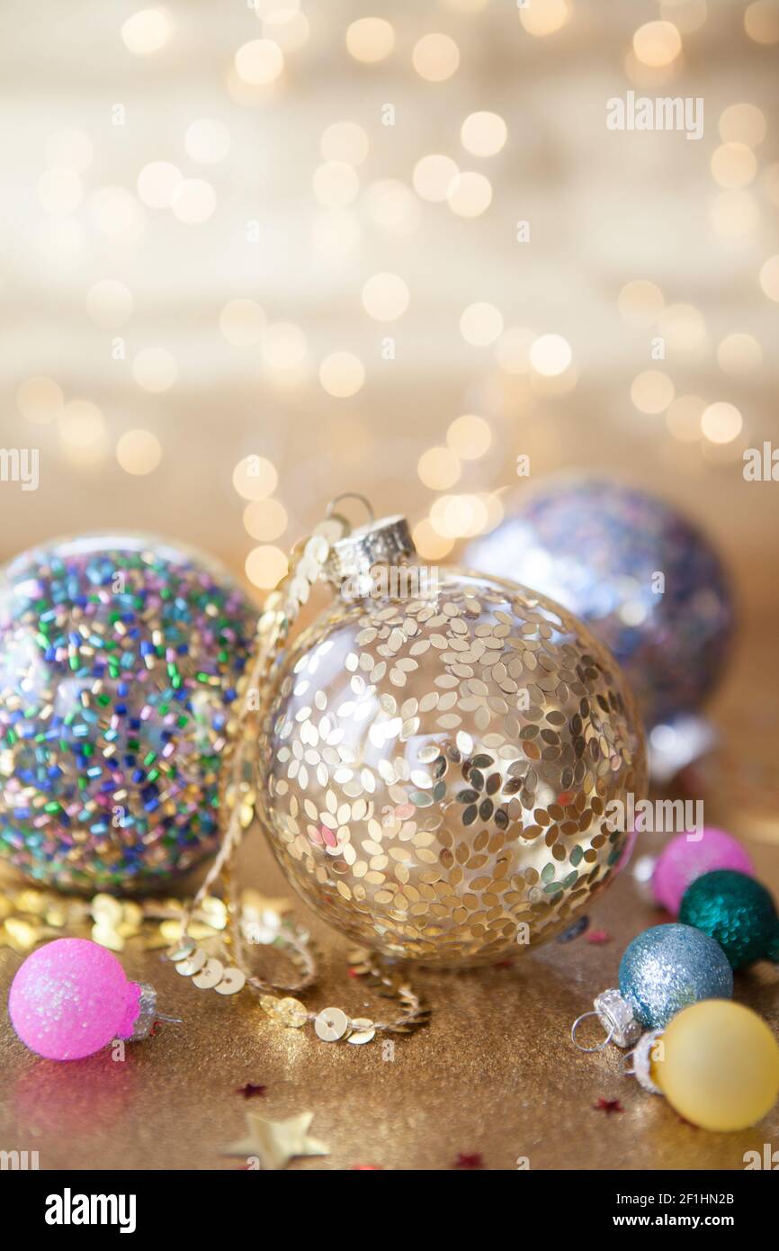 Colorful decoration for Christmas Stock Photo - Alamy