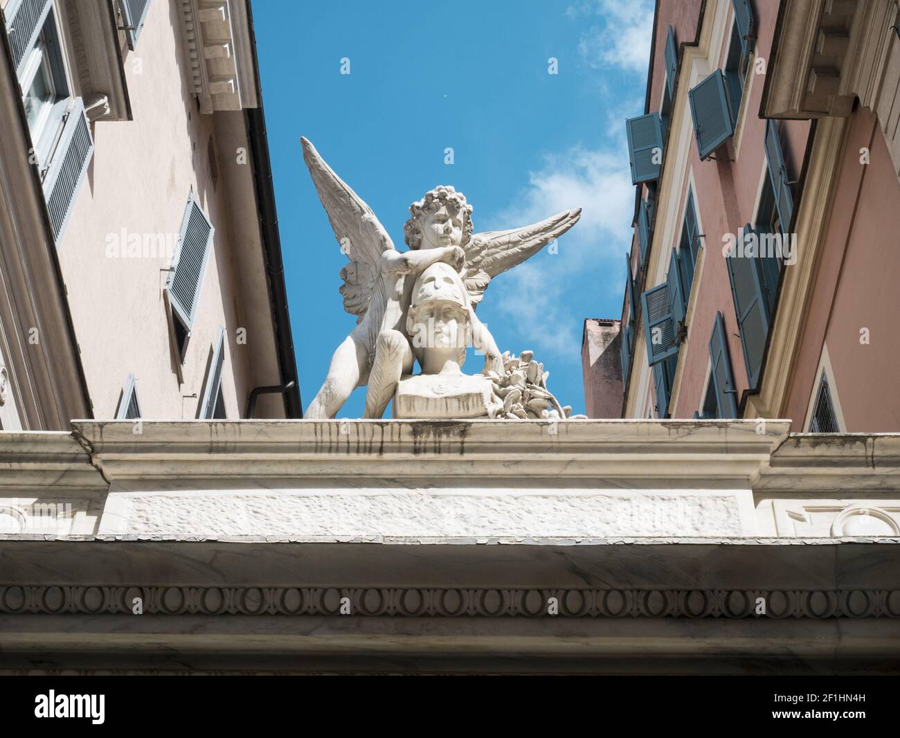 Guardian angel statue rome hi-res stock photography and images - Alamy