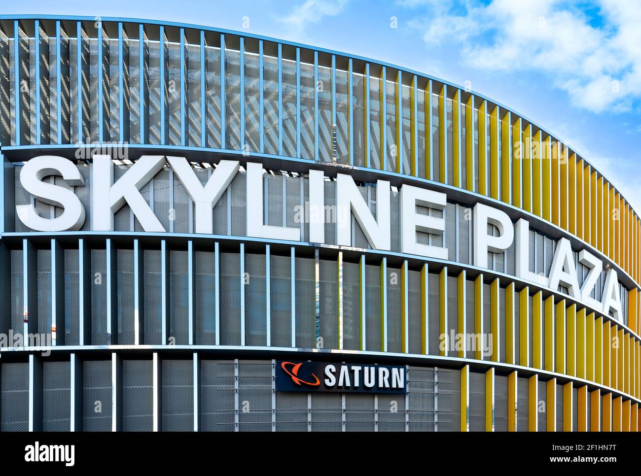 Shopping mall Skyline Plaza in Frankfurt am Main, Germany Stock Photo ...