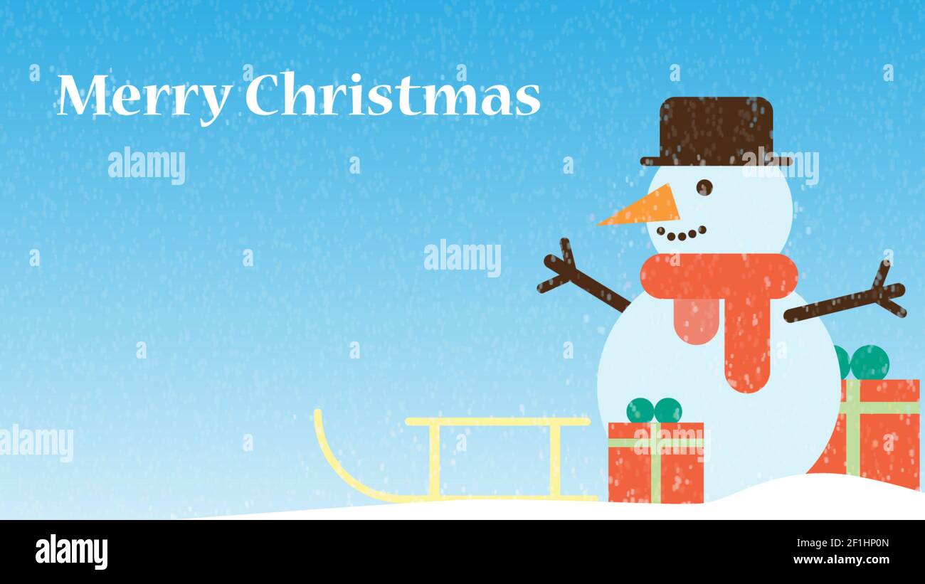 Funny smiling snowman hi-res stock photography and images - Alamy