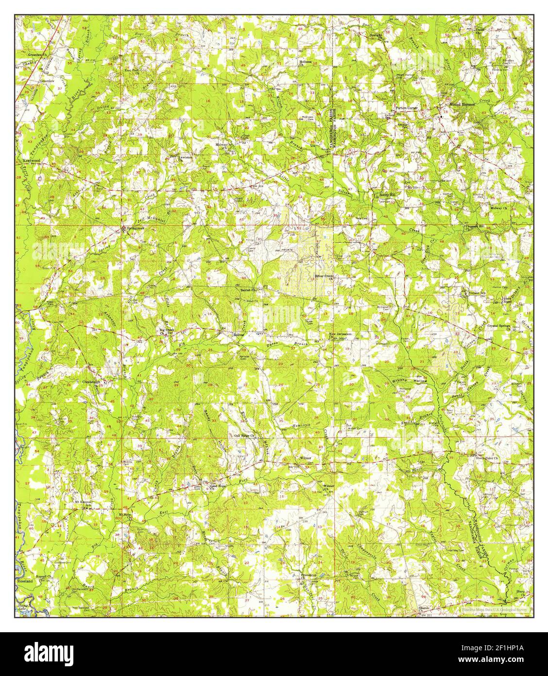 Map of hermon hi-res stock photography and images - Alamy