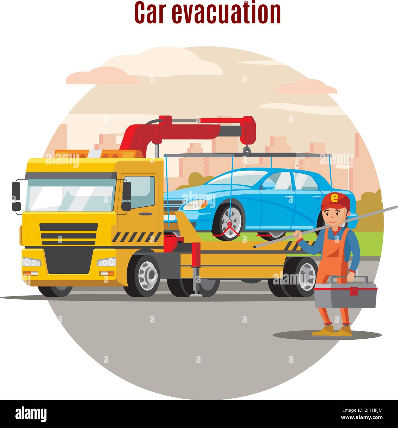 Car loaded Stock Vector Images - Alamy