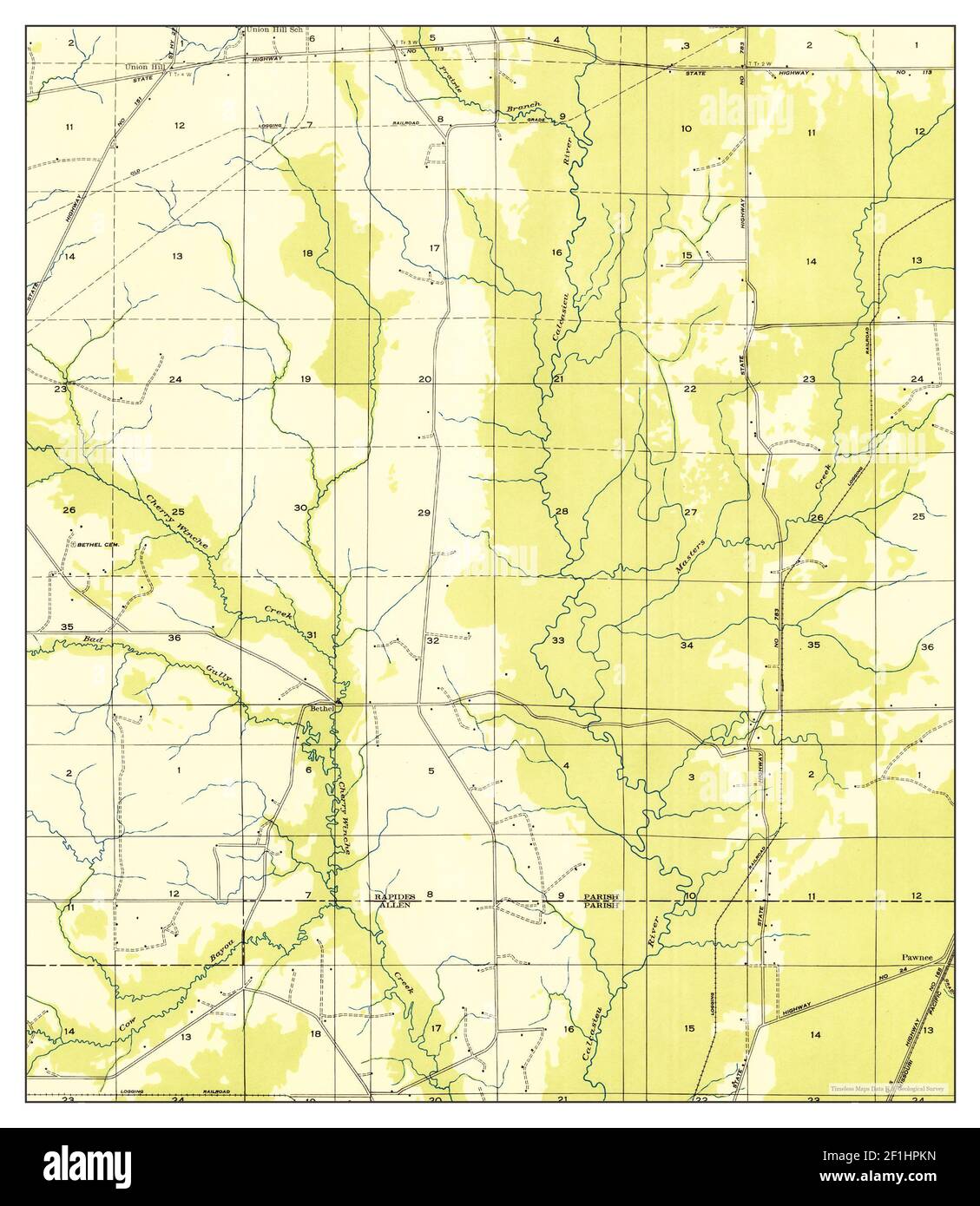 Map of pawnee hi-res stock photography and images - Alamy