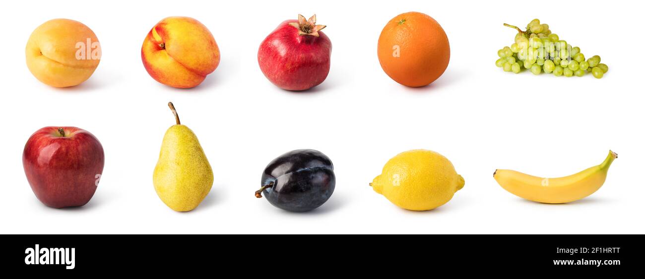 Fruit set hi-res stock photography and images - Alamy