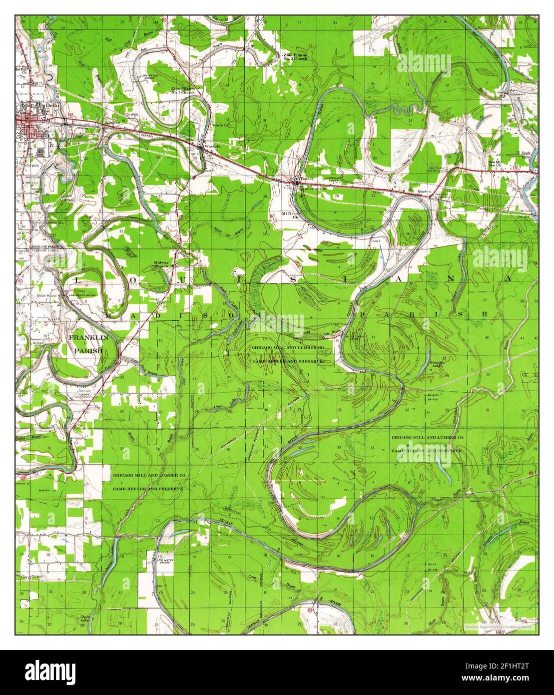 Waverly map Cut Out Stock Images & Pictures - Alamy