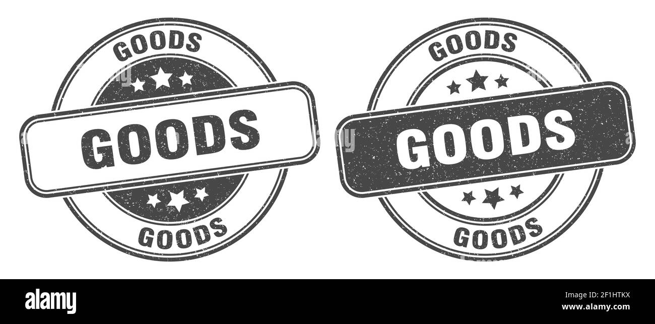 goods stamp. goods sign. round grunge label Stock Vector Image & Art ...