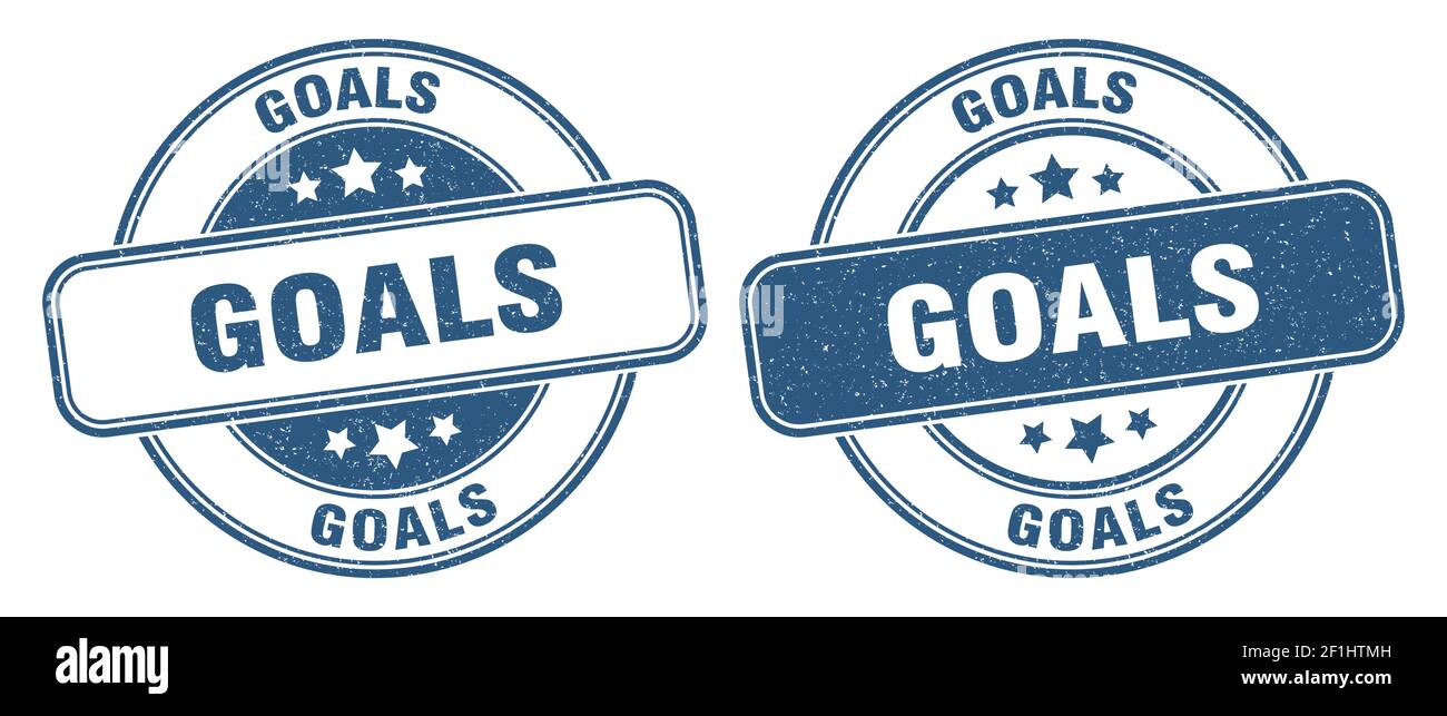 Goals stamp Stock Vector Images - Alamy