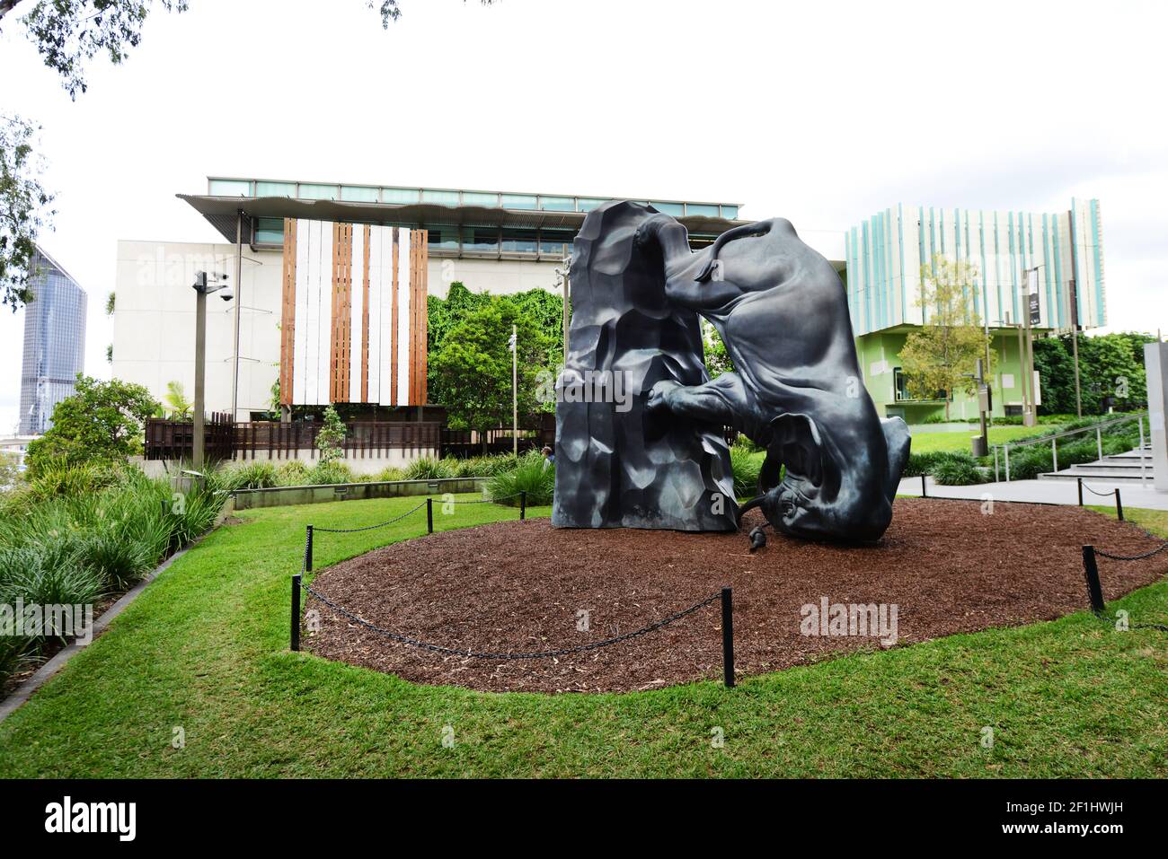 The World Turns sculpture by Michael Parekowhai, South Bank, Brisbane ...