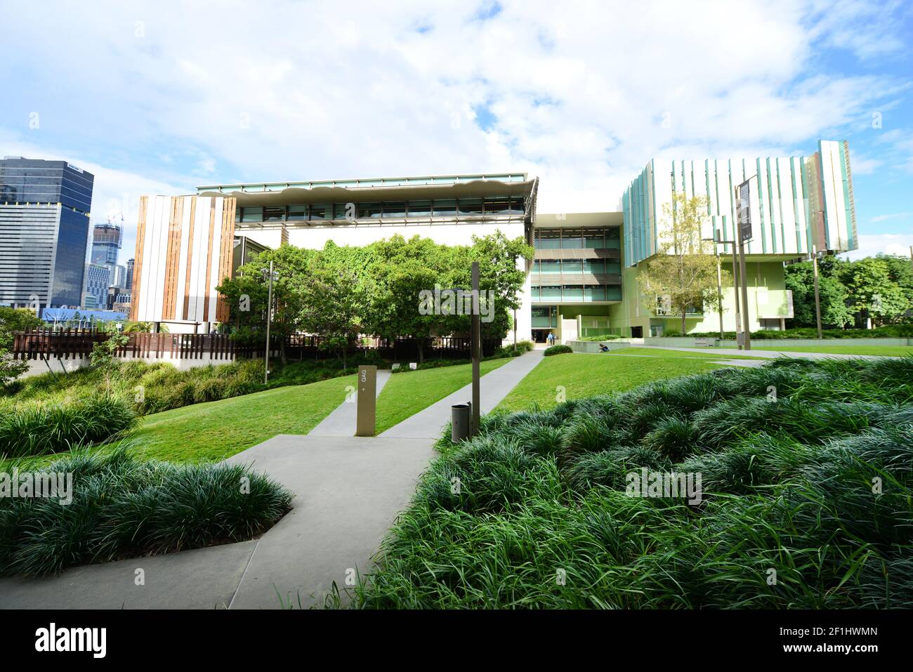 Modern buildings in Brisbane's Southbank Stock Photo - Alamy