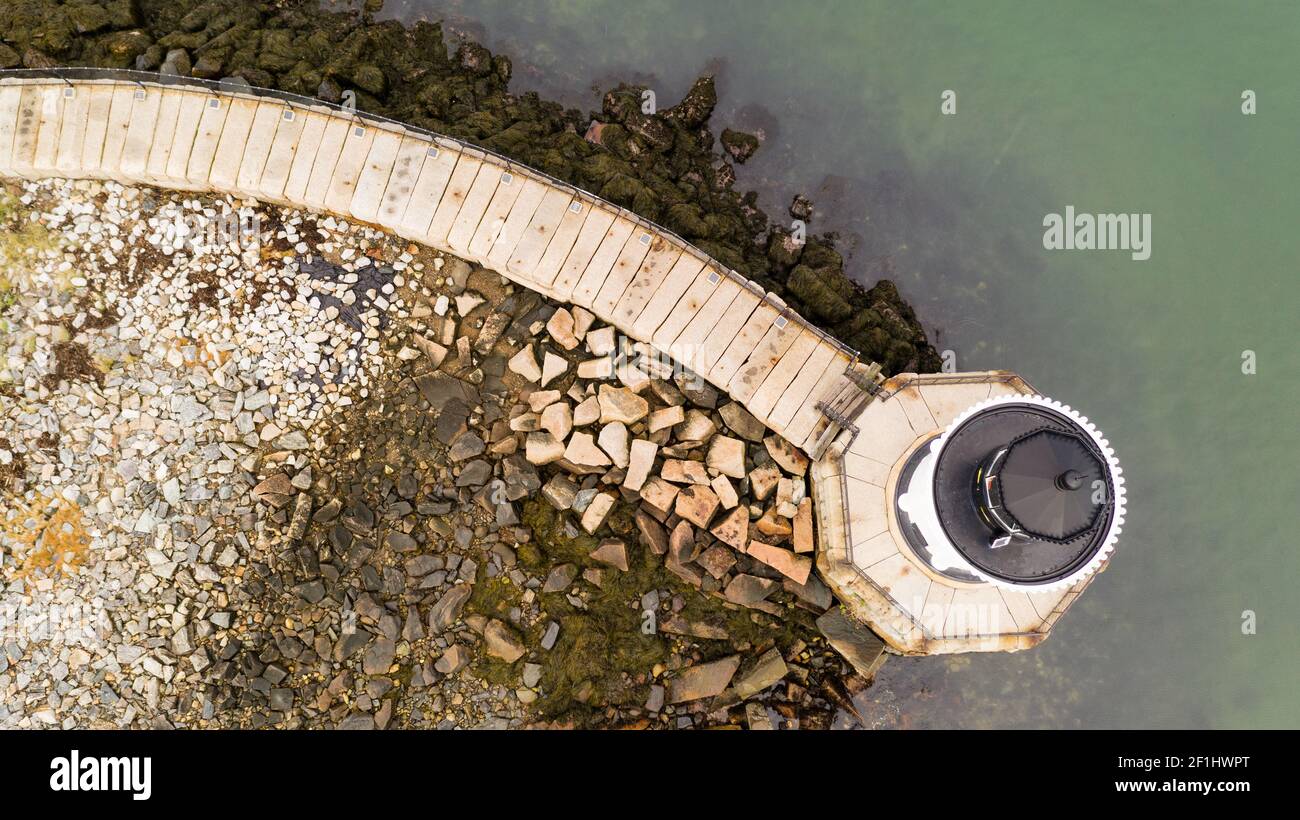 Portland Breakwater Lighthouse Bug Light Leads Mariners into The Harbor ...