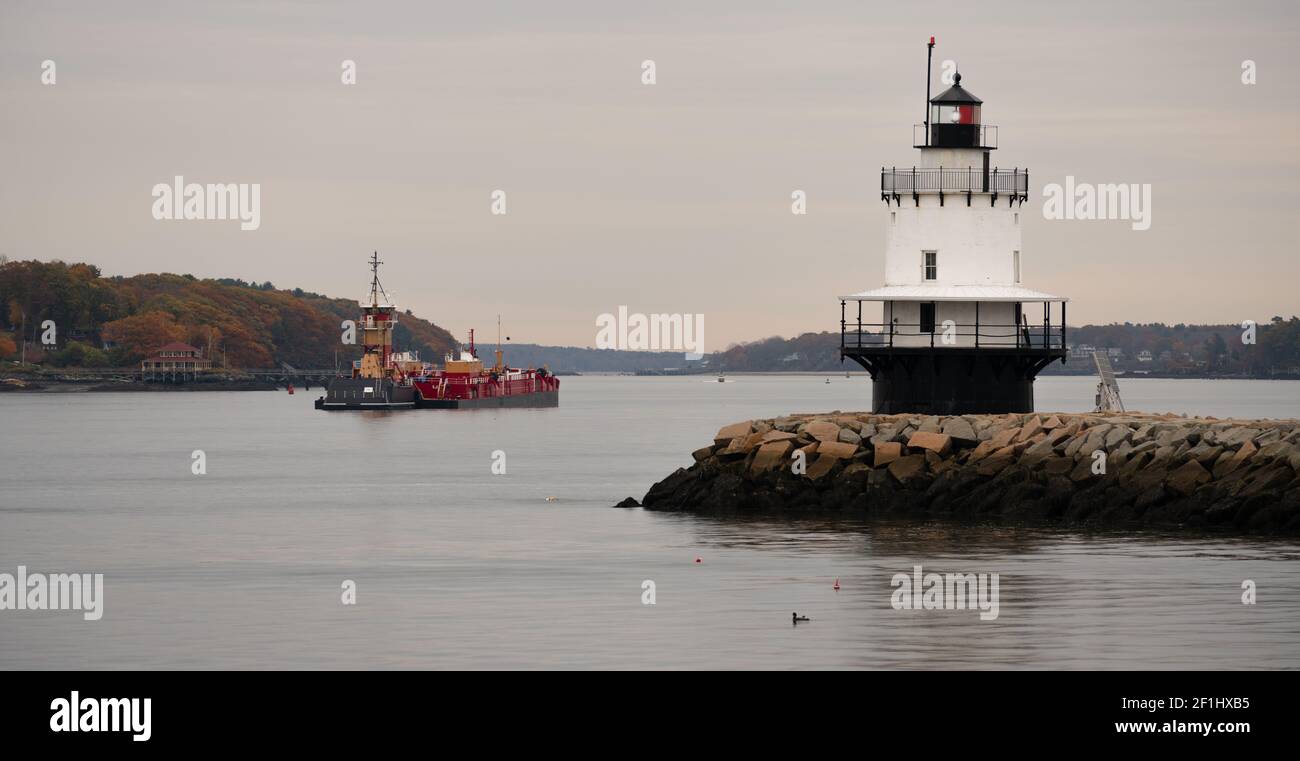 Spring point ledge light hi-res stock photography and images - Alamy