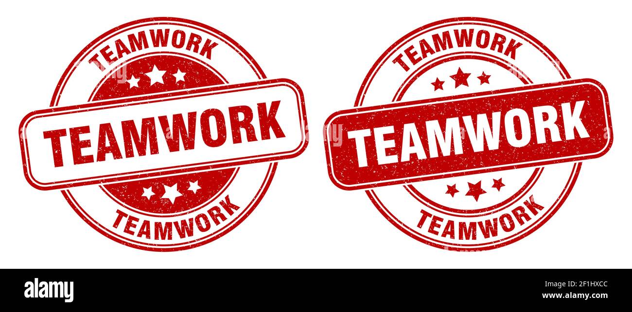 teamwork stamp. teamwork sign. round grunge label Stock Vector Image & Art - Alamy