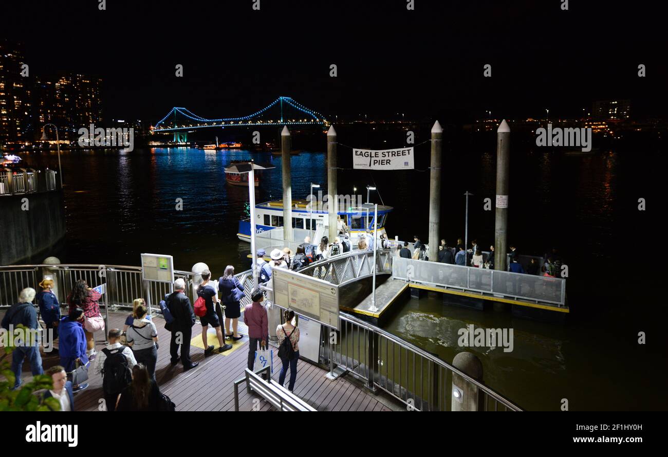 Eagle street pier, Brisbane, Australia Stock Photo - Alamy