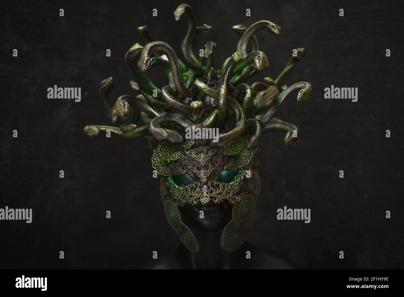 Medusa, creature of Greek mythology. pieces made by hand with ...
