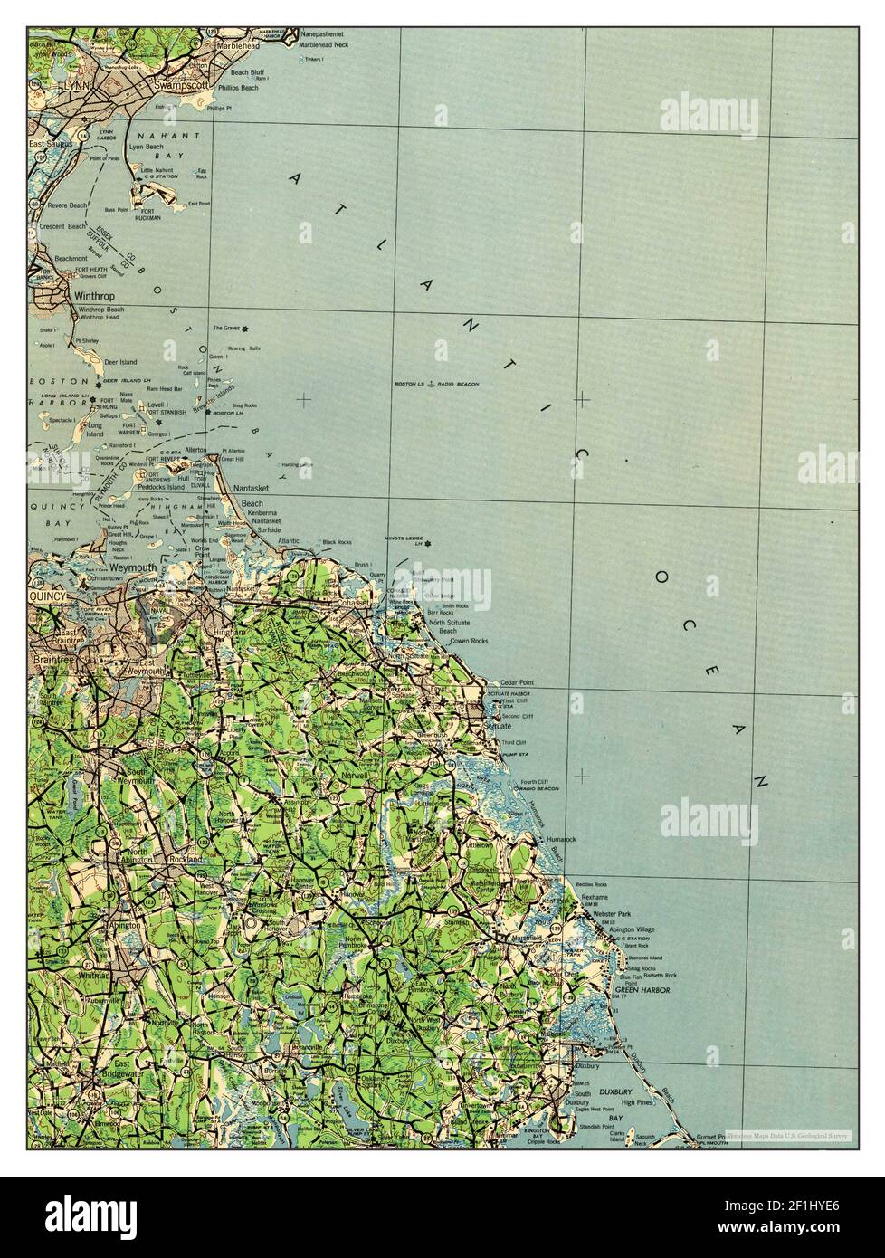 Lynn massachusetts map hi-res stock photography and images - Alamy