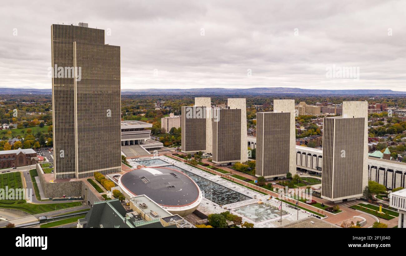 Governor Nelson A Rockefeller Empire State Plaza Albany New York Stock ...