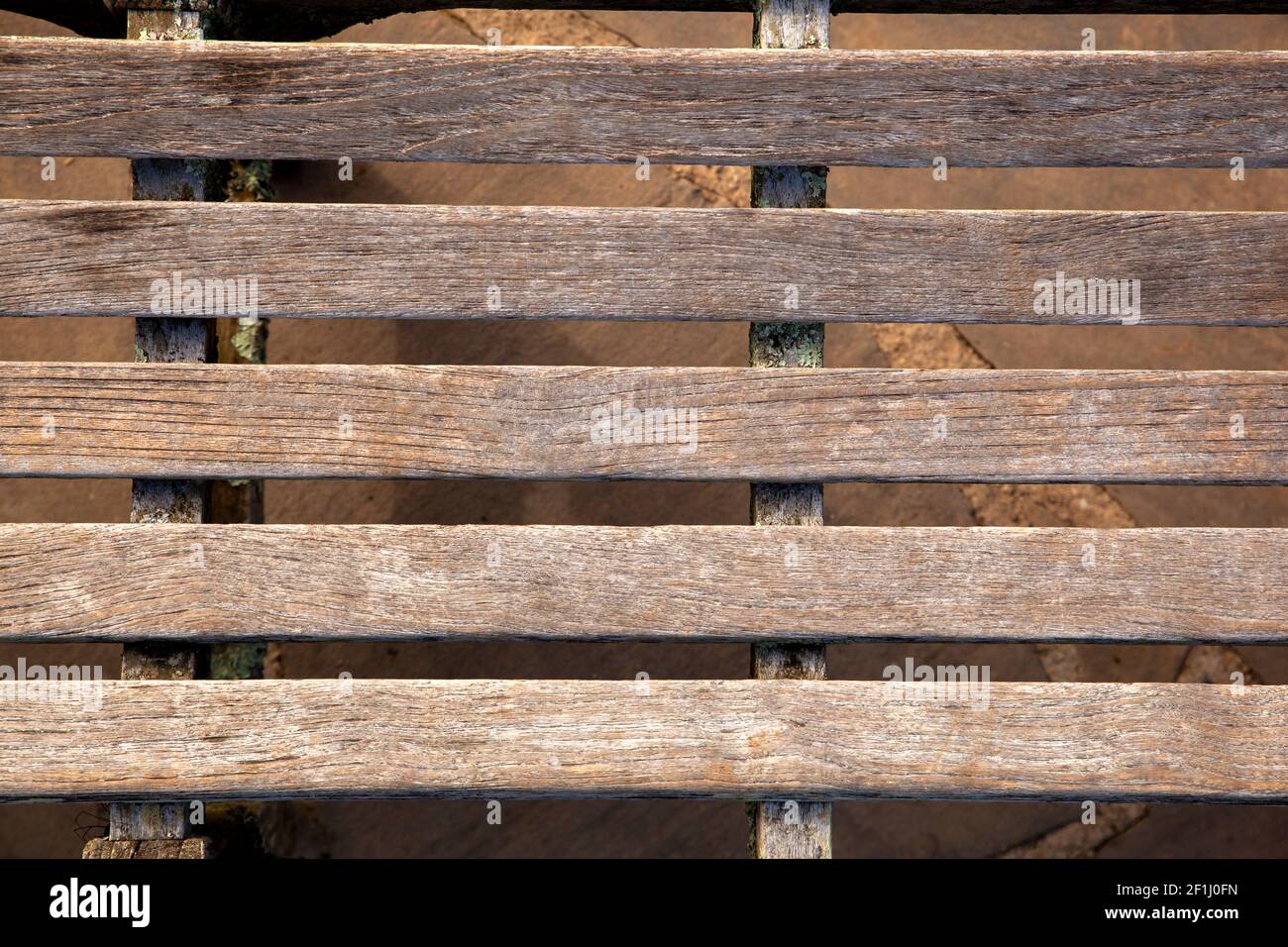 Old wooden bench texture background Stock Photo - Alamy