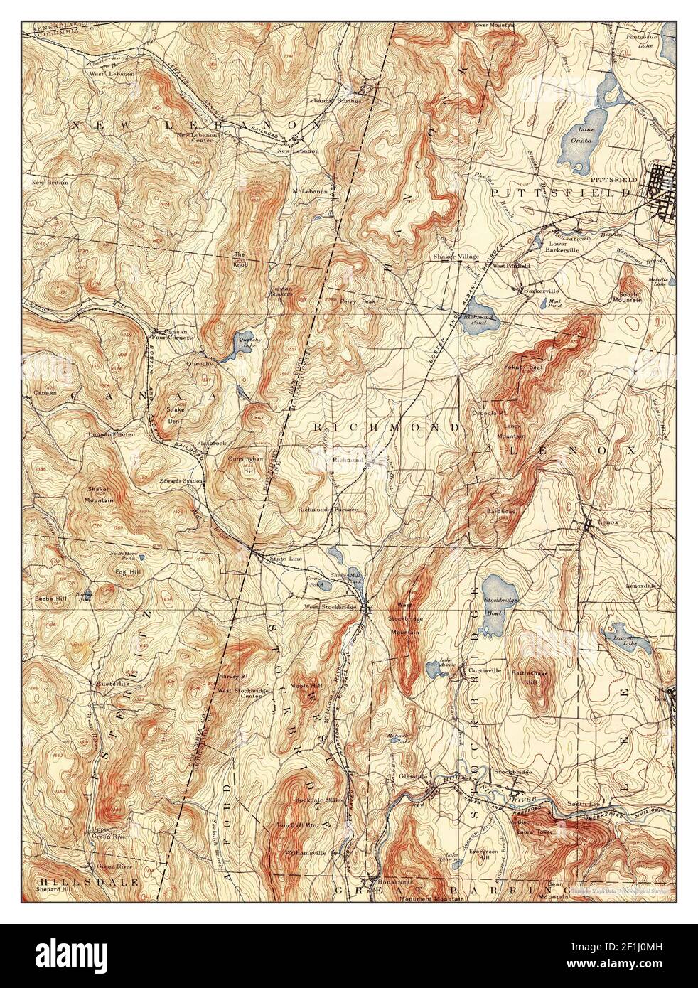 Map Of Pittsfield High Resolution Stock Photography and Images - Alamy