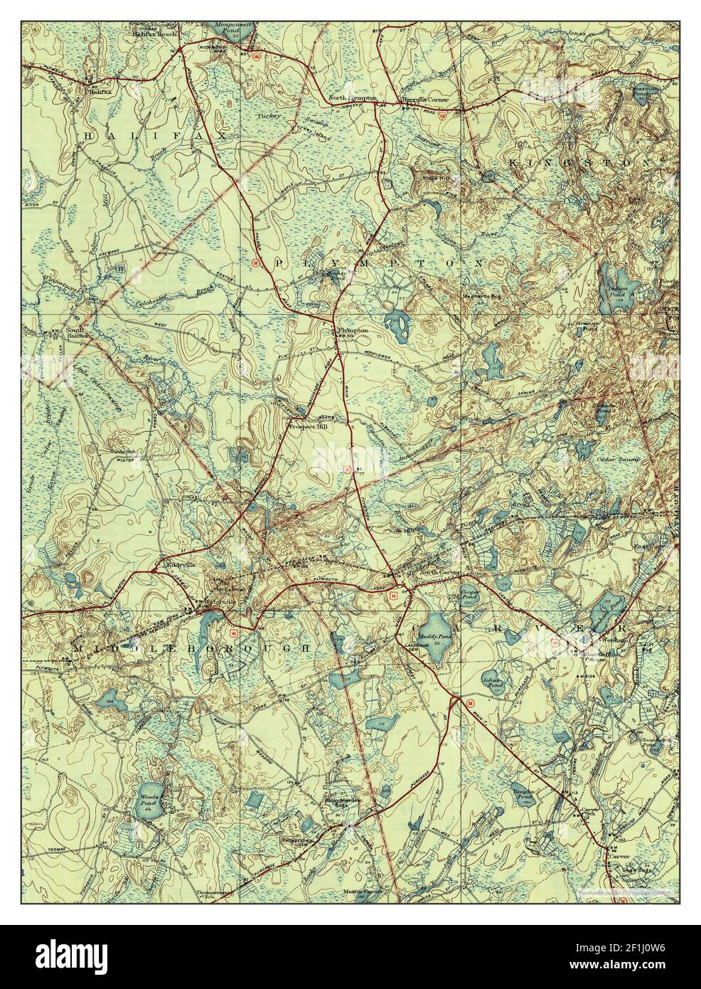 Plympton map hi-res stock photography and images - Alamy