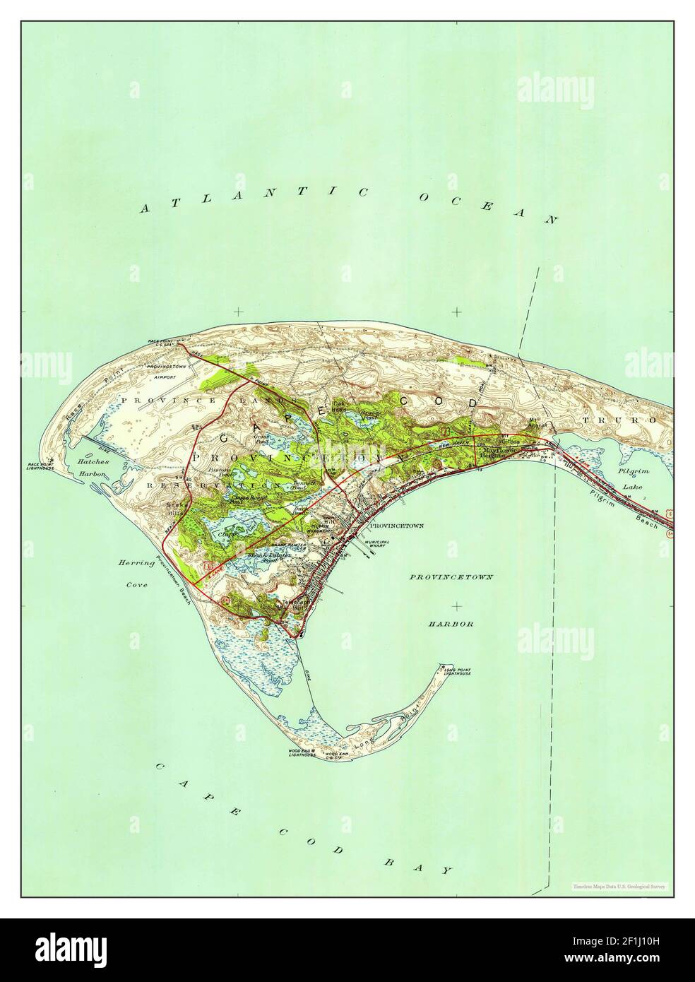 Map Of Provincetown High Resolution Stock Photography and Images - Alamy