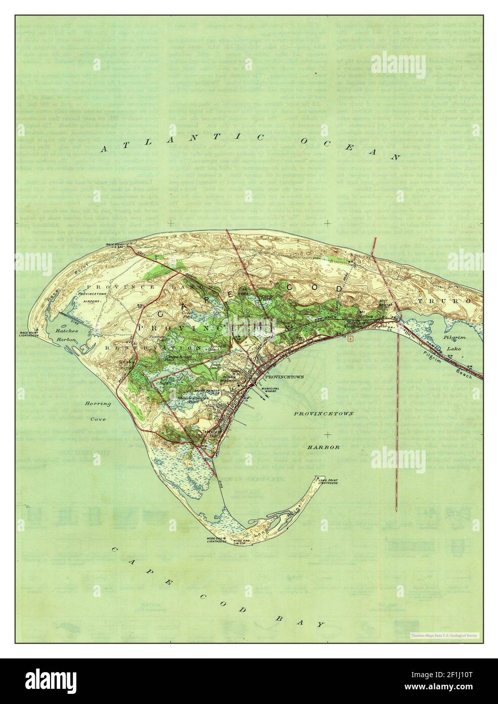 Map of provincetown hi-res stock photography and images - Alamy